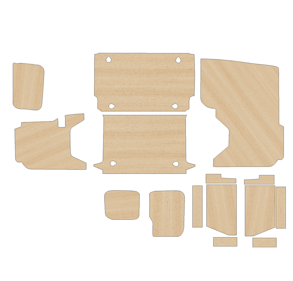 Vauxhall Van Ply Lining Kits - All Models & Years | PlyCraft – plycraft