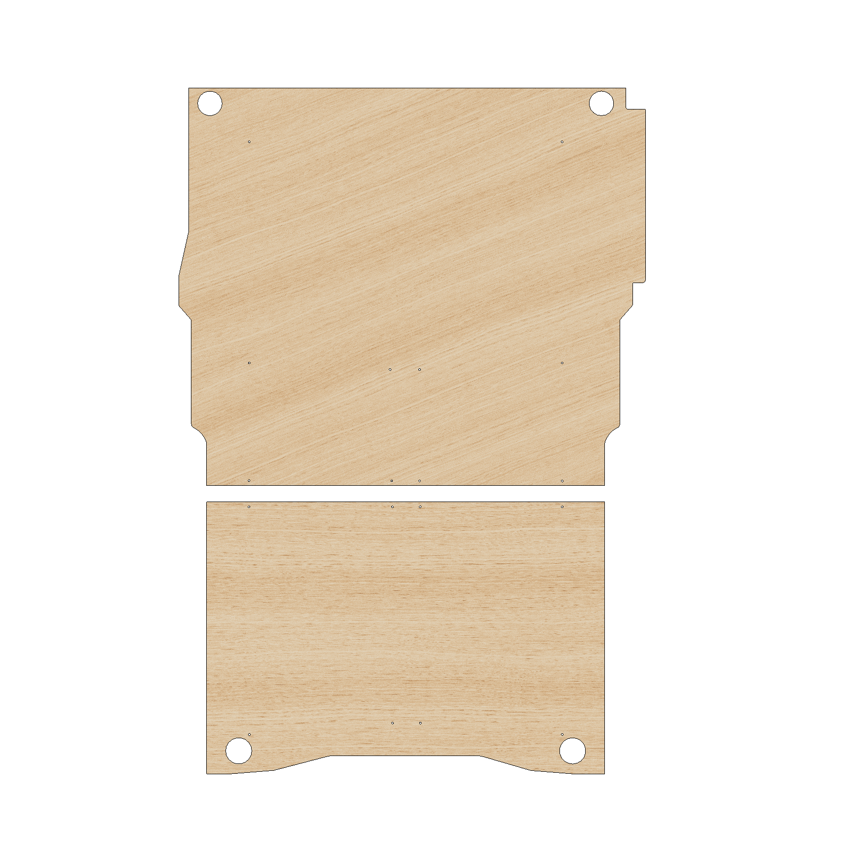 Fiat Doblo 2022 - Present LWB One Sliding Door - Floor Ply Lining Kit ...