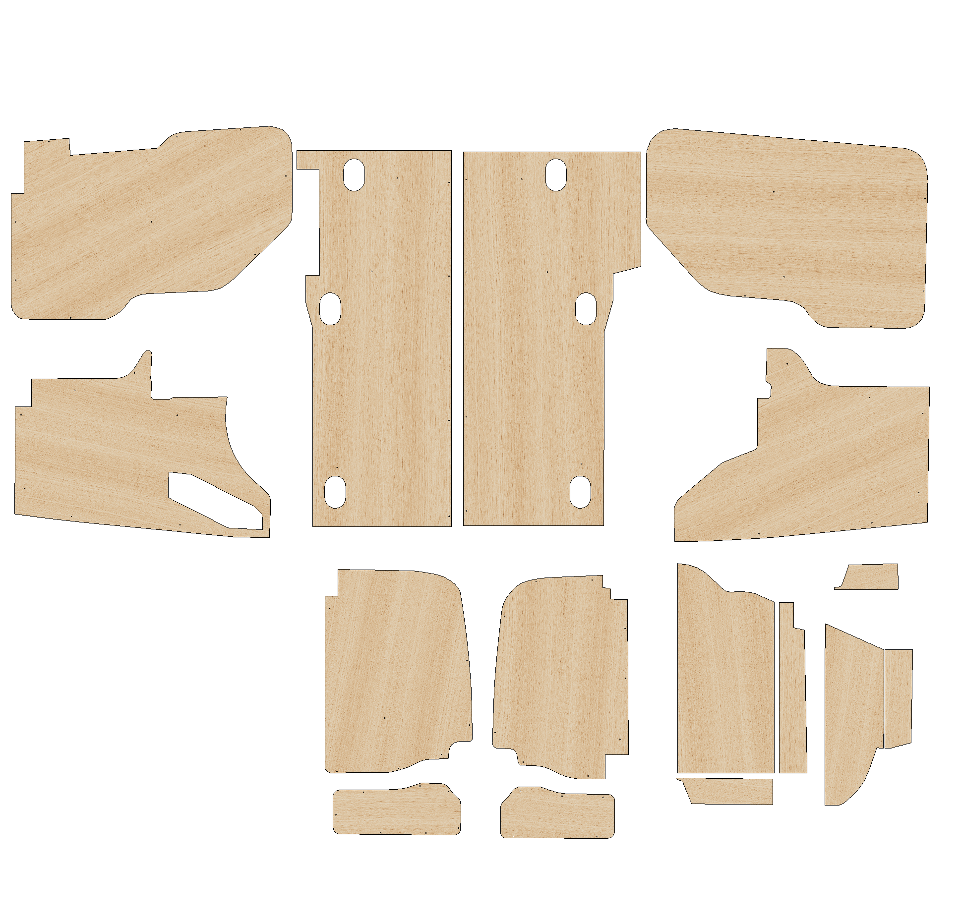 Ford Transit Connect Ply Lining Kit 2014-2021 | PlyCraft – plycraft