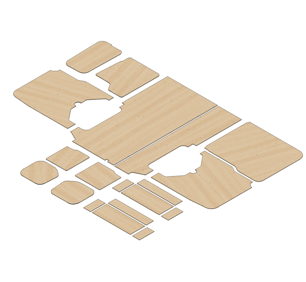 Ford Transit Custom 2013-2023 - Full Ply Lining Kit – plycraft