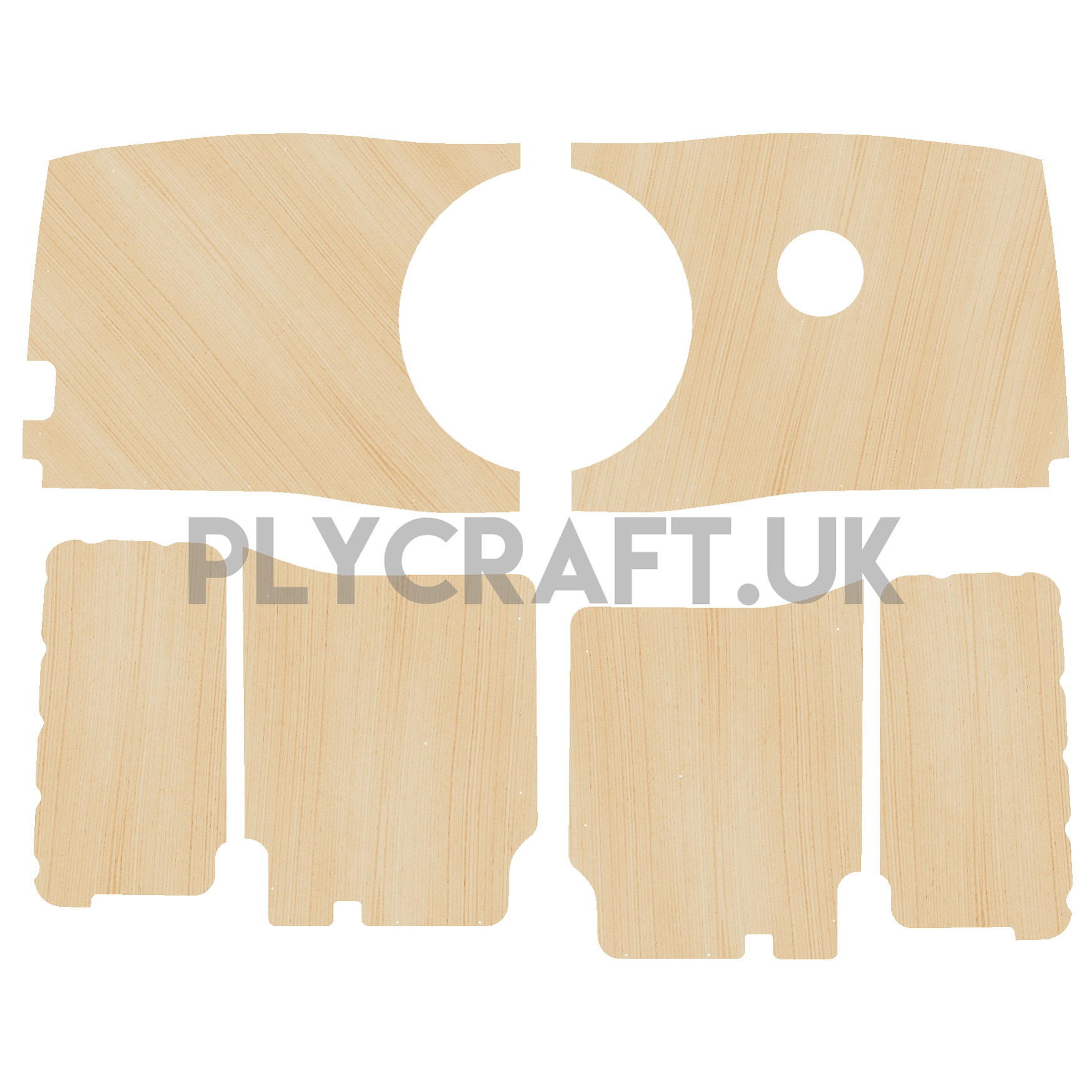 Mercedes Vito 2014 - Present SWB - Side Panels Ply Lining Kit – plycraft