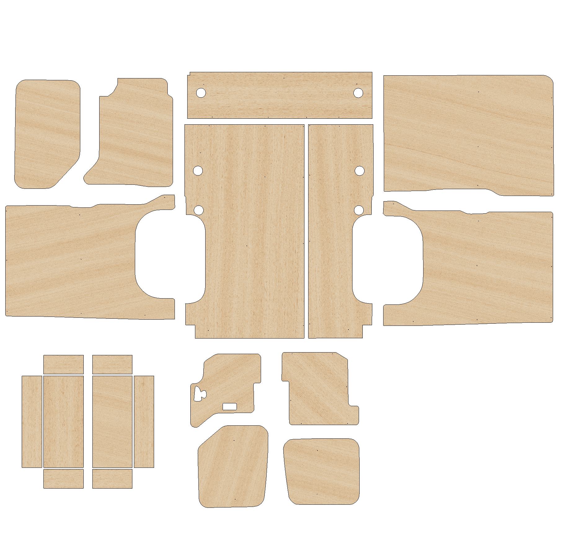Vauxhall Van Ply Lining Kits - All Models & Years | PlyCraft – plycraft