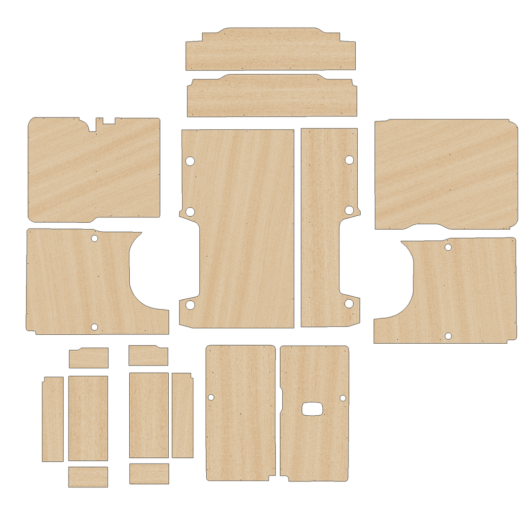 Vauxhall Van Ply Lining Kits - All Models & Years | PlyCraft – plycraft