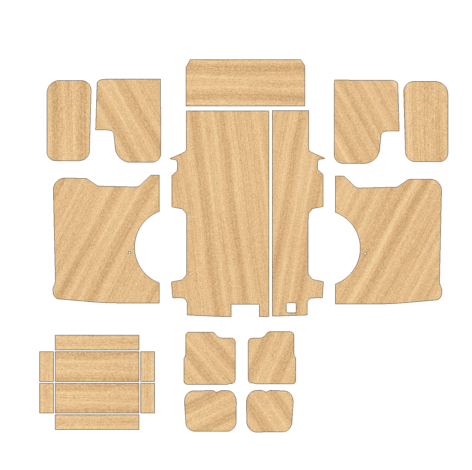 VW Transporter T7 Ply Lining Kit 2025-Present | PlyCraft – plycraft