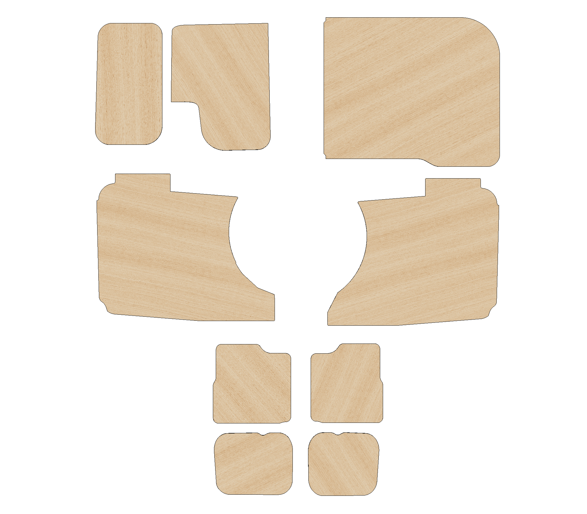 Ford Transit Custom Ply Lining Kits 2013-Present | PlyCraft – plycraft